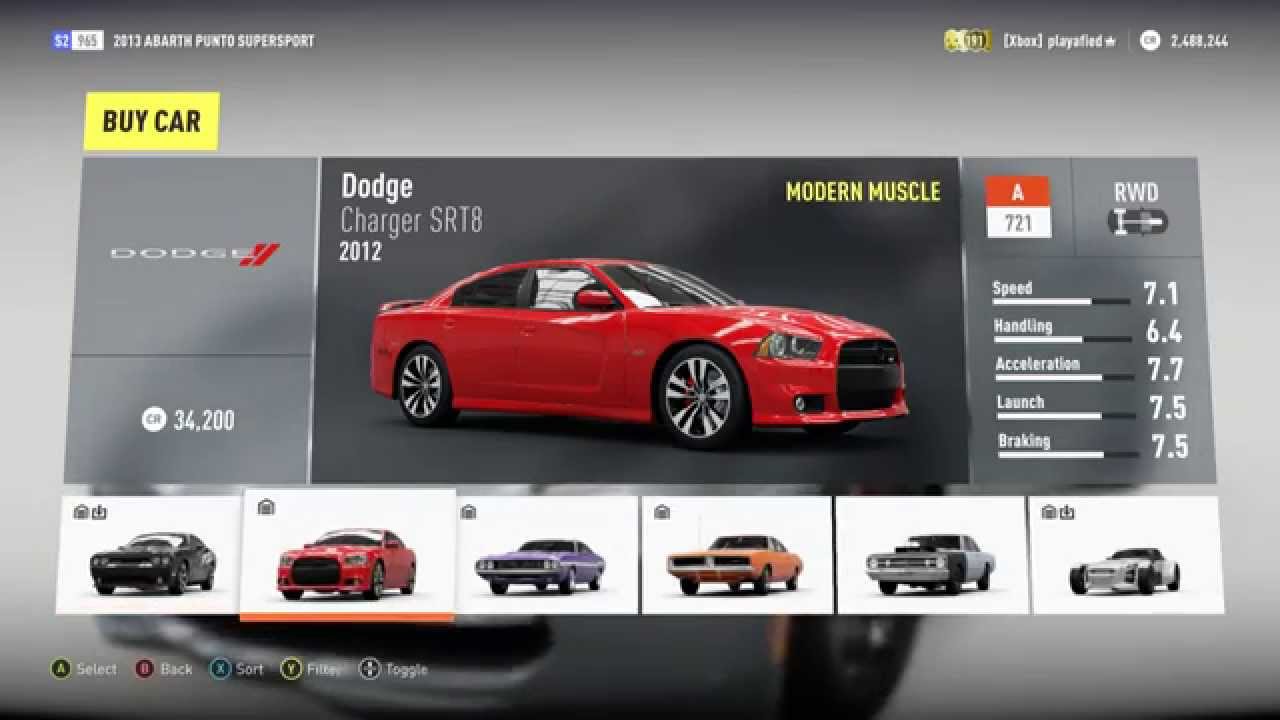 Forza Horizon 2 - All Cars - YouTube