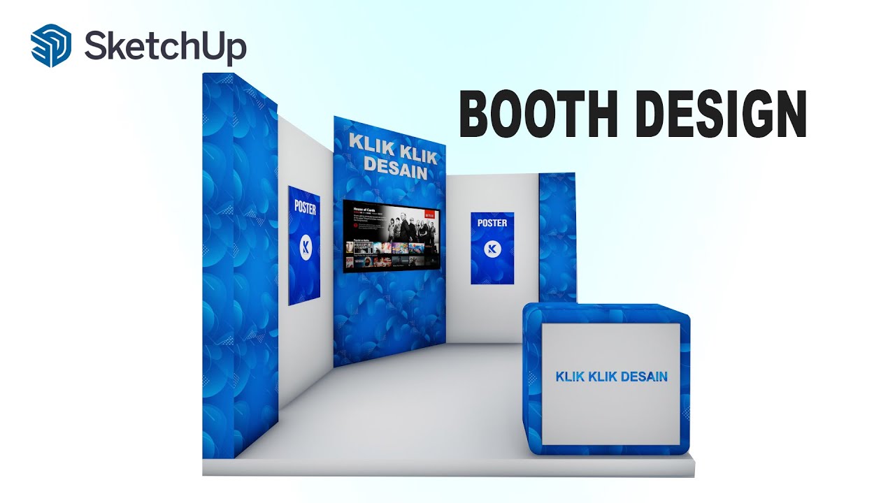 CARA MUDAH MENDESAIN EXHIBITION BOOTH 3X3 M - YouTube