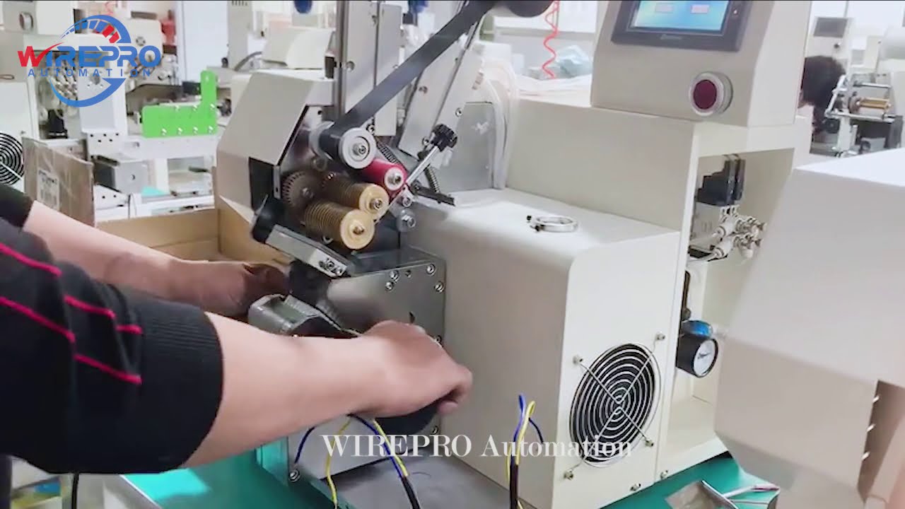 HW-S05 tube tape wrapping pipe spot taping machine electrical wire ...