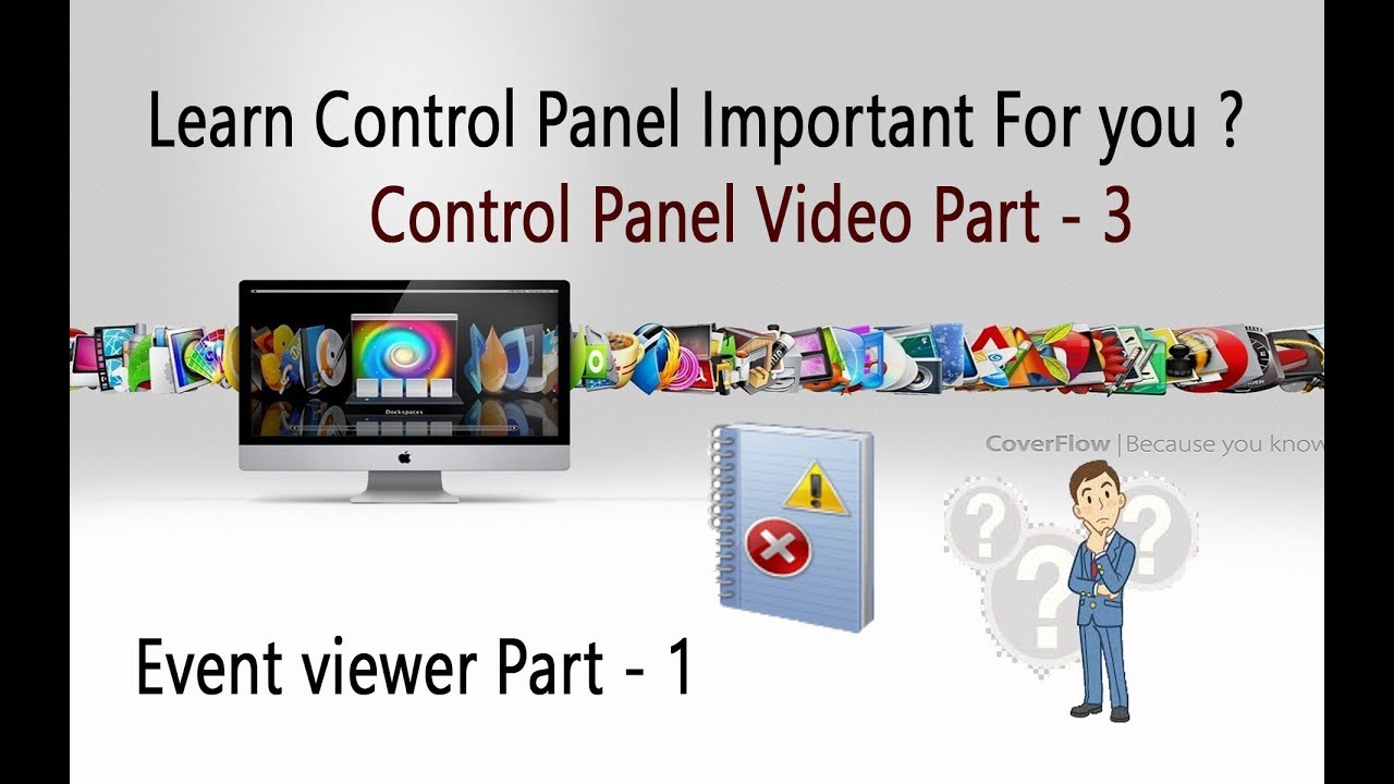 3 Event viewer part - 1 Control Panel - YouTube