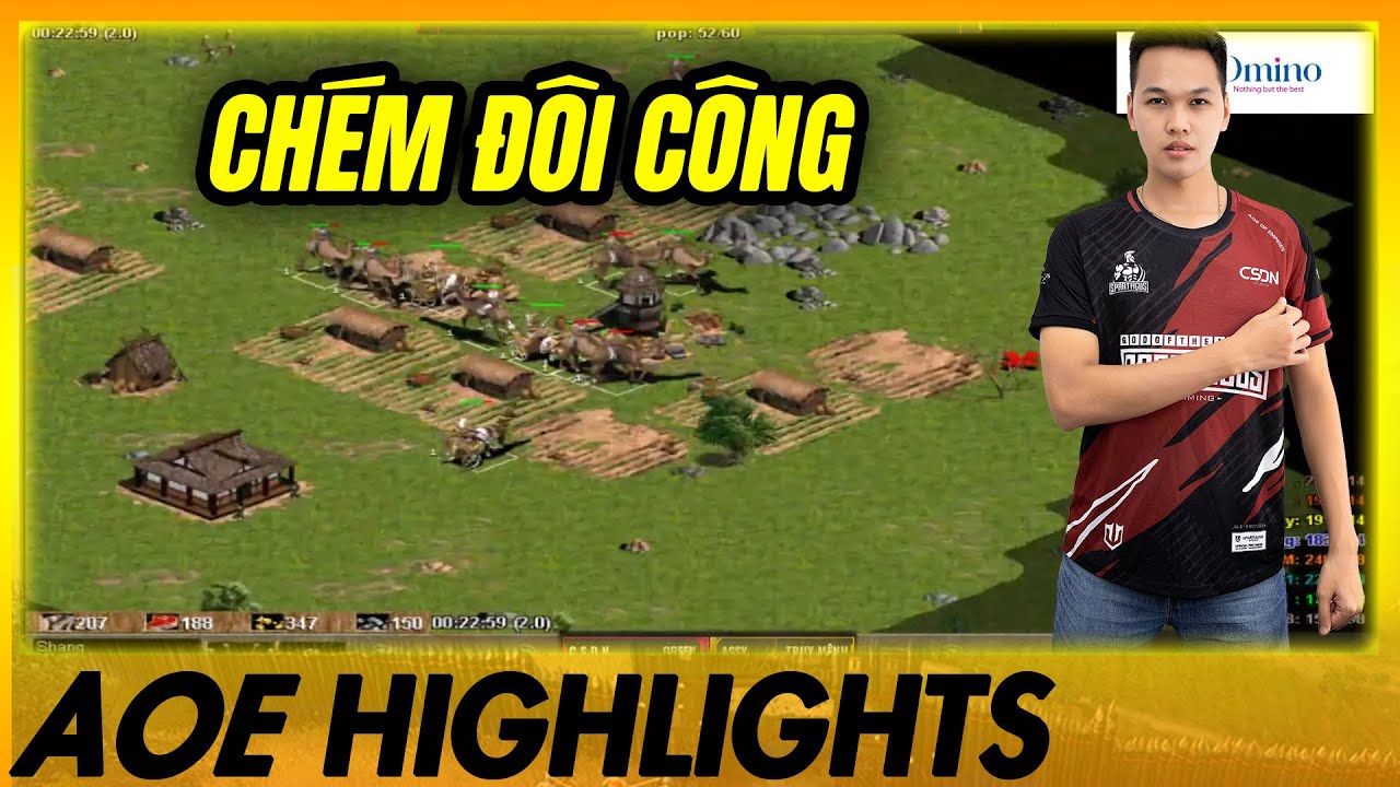THẾ ĐÔI CÔNG MÃN NHÃN - trận 4vs4 Siêu Căngggg | AoE Highlights #aoe - YouTube