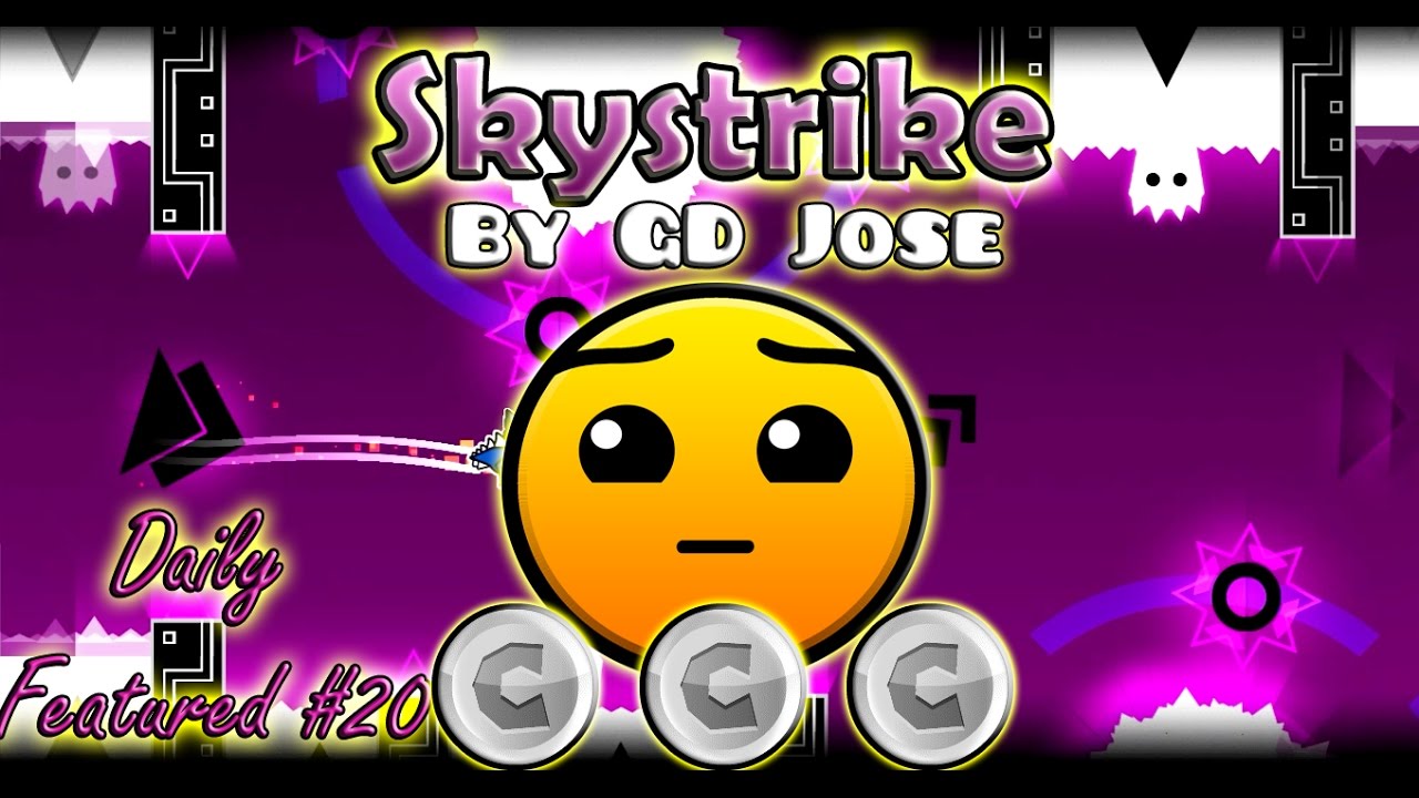Geometry Dash World - Skystrike by GD Jose - DAILY FEATURED #20 - YouTube