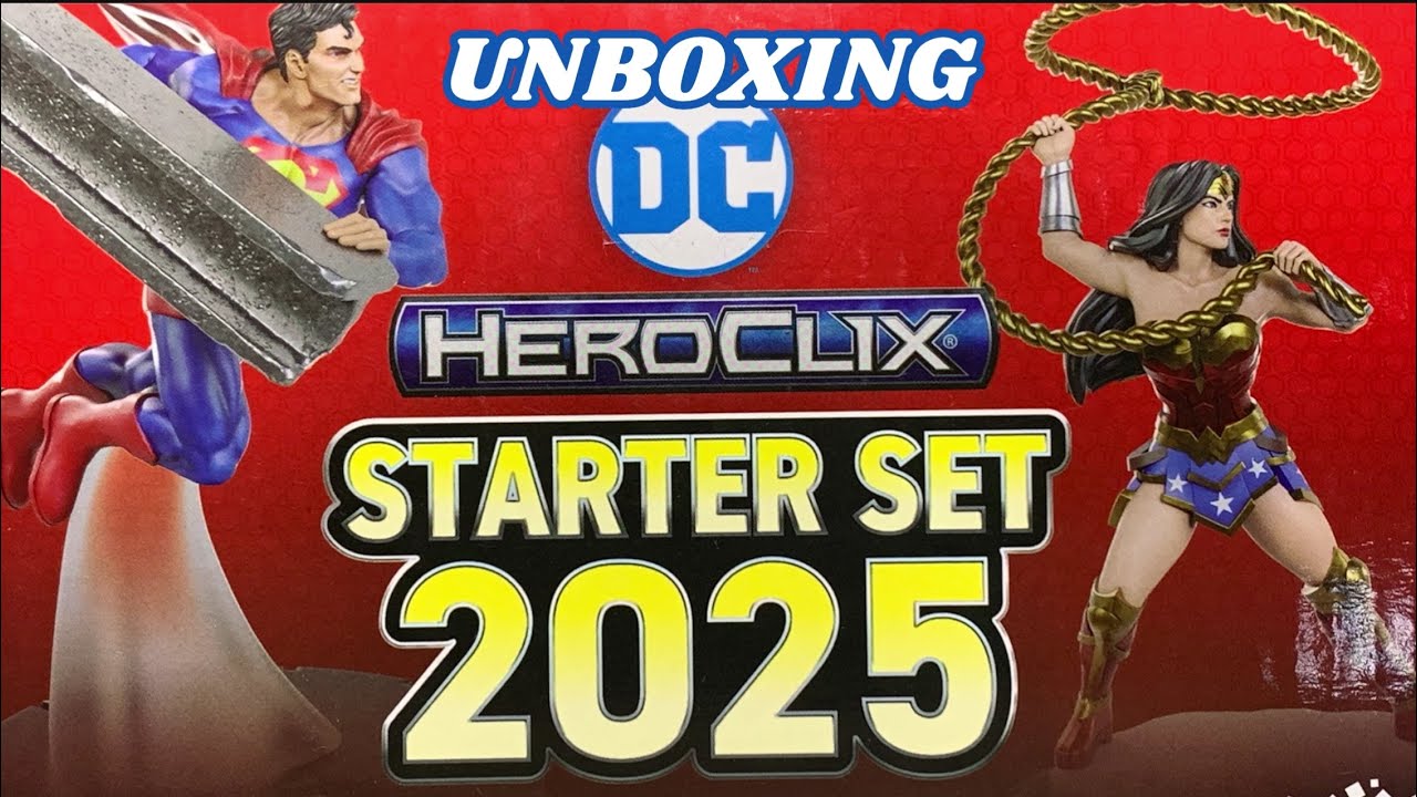 DC HEROCLIX STARTER SET 2025 - UNBOXING - YouTube