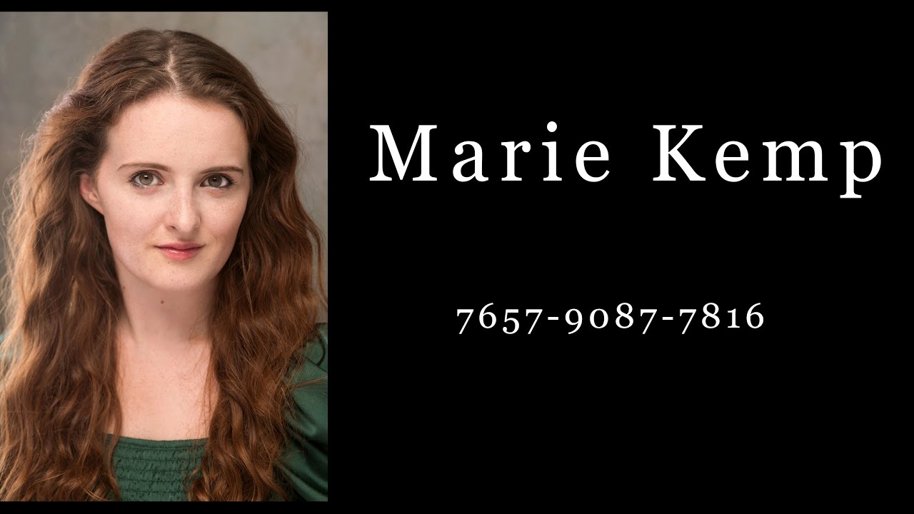 Marie Kemp Showreel - YouTube