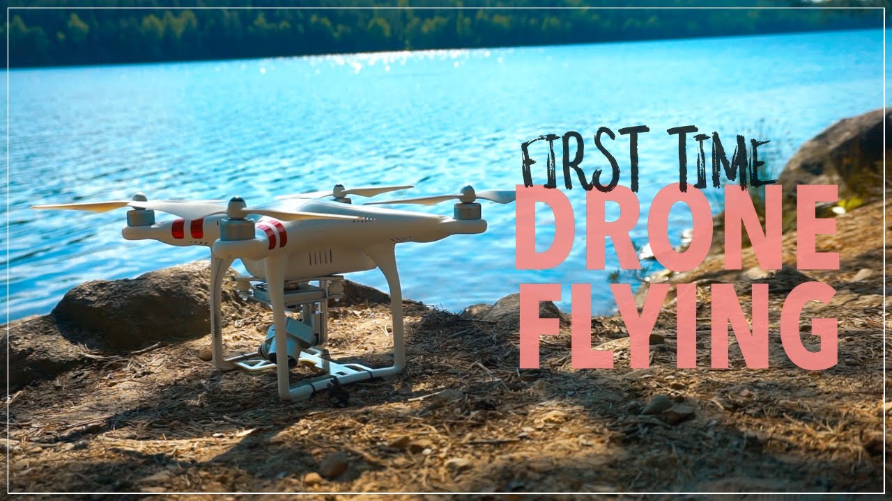 First Time Drone Flying... OVER A LAKE!? - YouTube