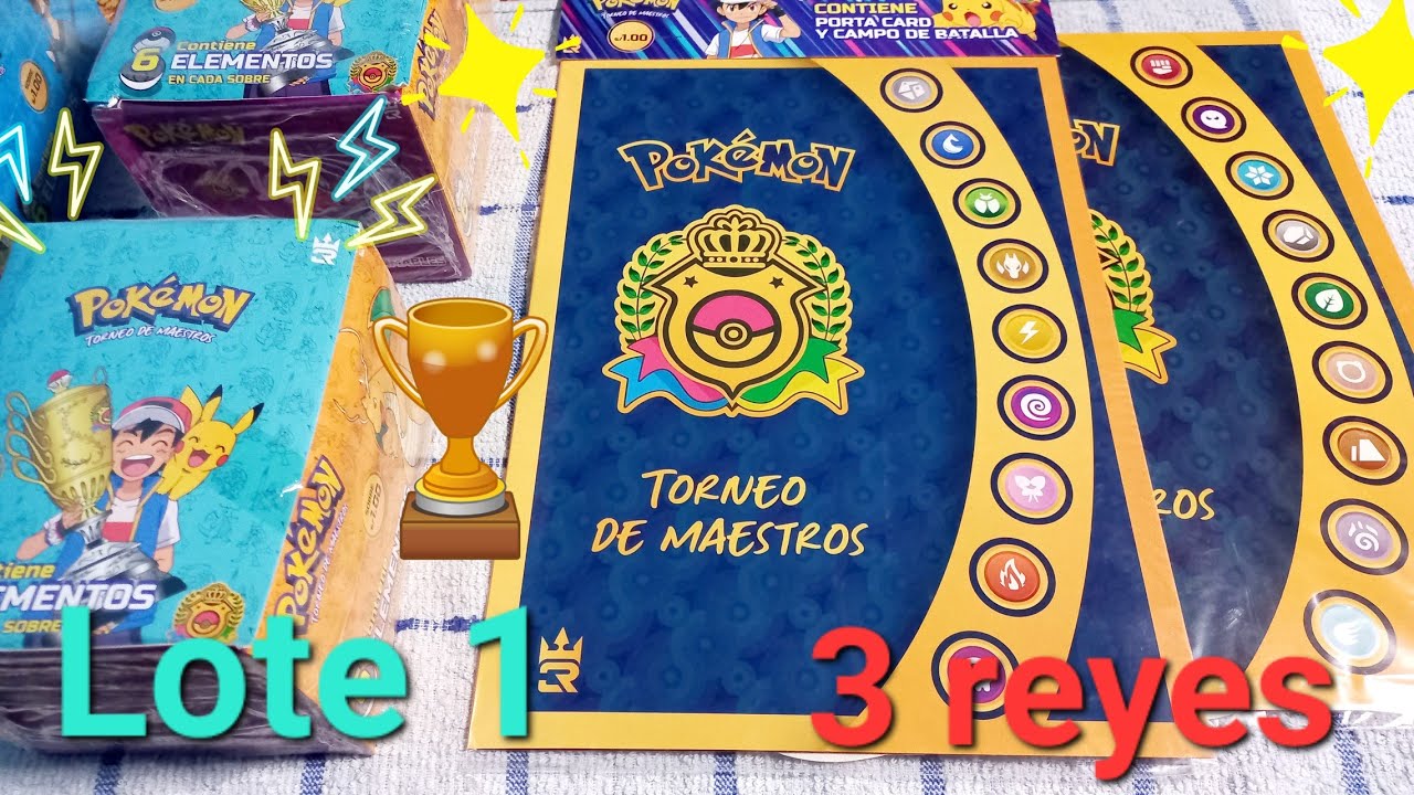 busco el lote 3 pero me sale el LOTE 1 de los cards de pokémon 3 REYES ...