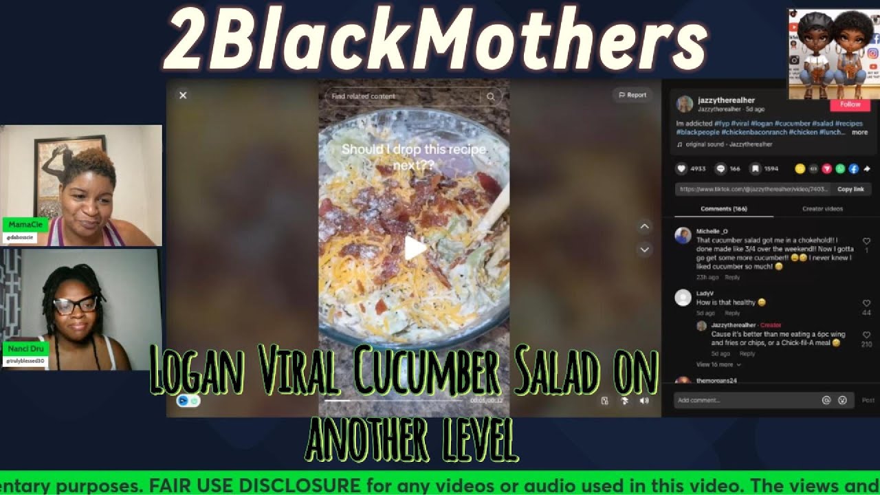 TikTok takes Logan Viral Cucumber Salad to another level - YouTube