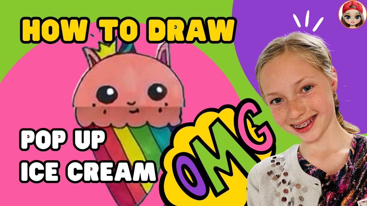 How To Draw Pop Up Ice Cream - YouTube