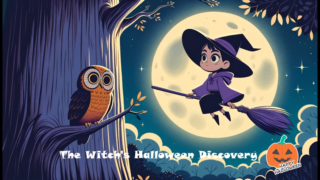 The Witch's Halloween Discovery | 5 mins | Halloween Story For Kids ...