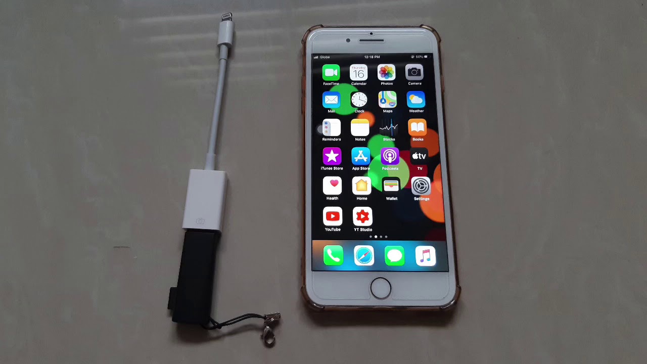 USB OTG For IPhone IPad - YouTube