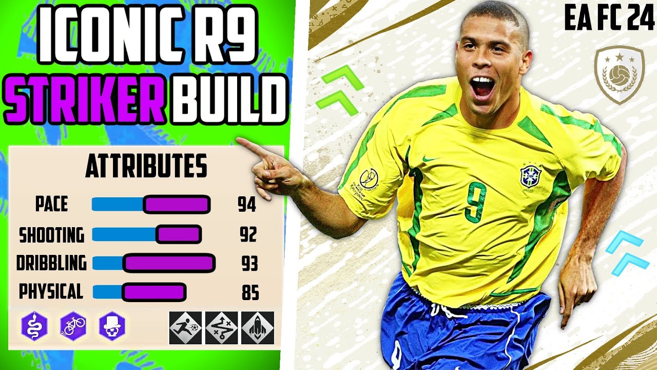 THE MOST *ICONIC* COMPLETE RONALDO NAZARIO STRIKER BUILD EA FC 24 Pro ...