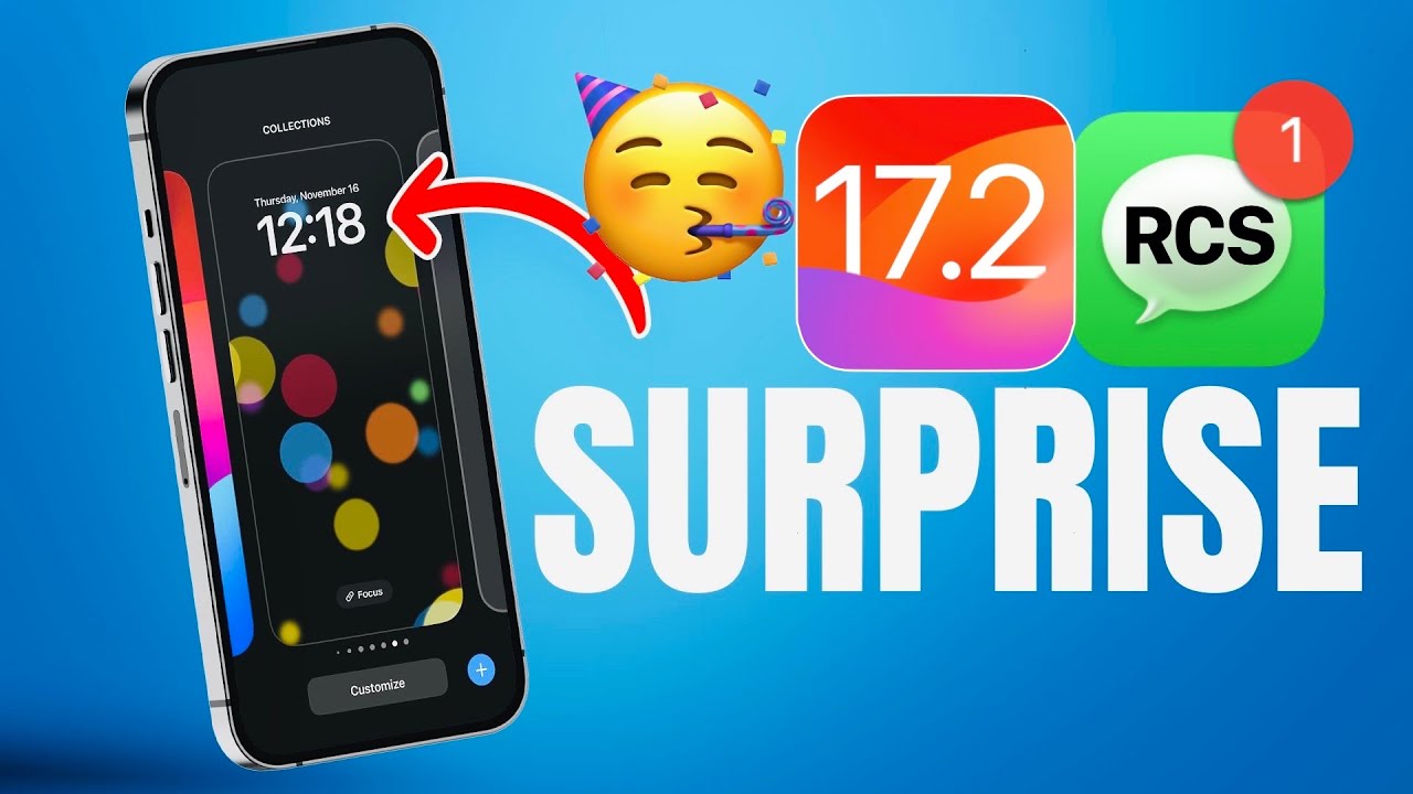 RCS Support FINALLY Coming to iPhone + iOS 17.2 More New Features ...