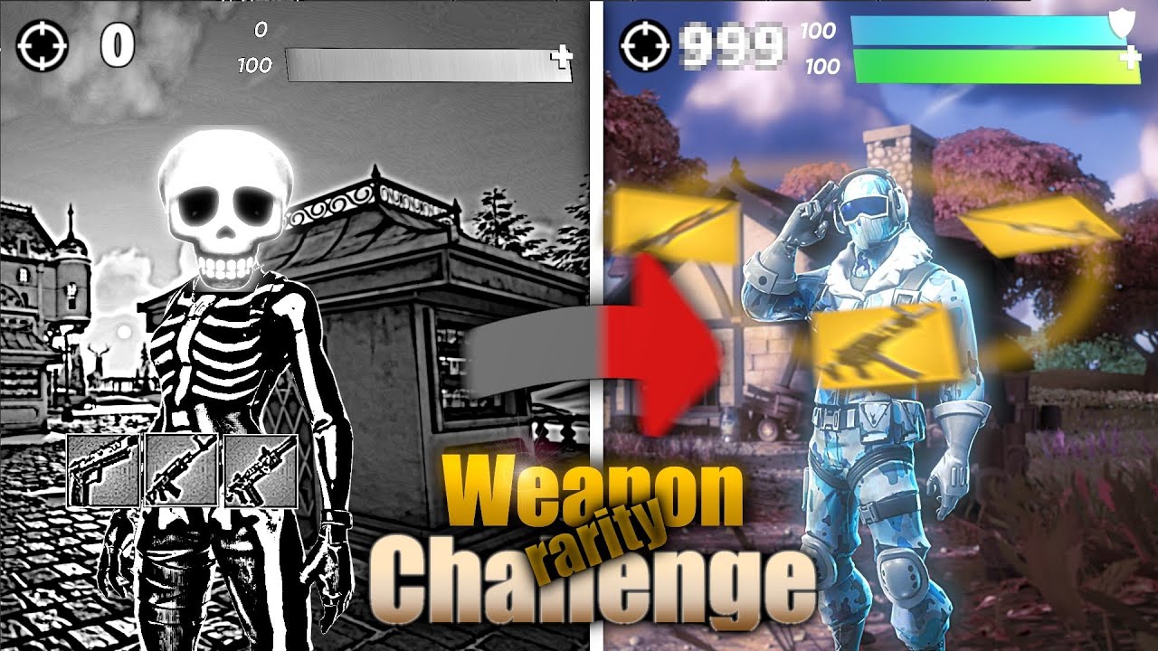 DUELL um die Krone!? - Weapon Rarity Challenge!!! - YouTube