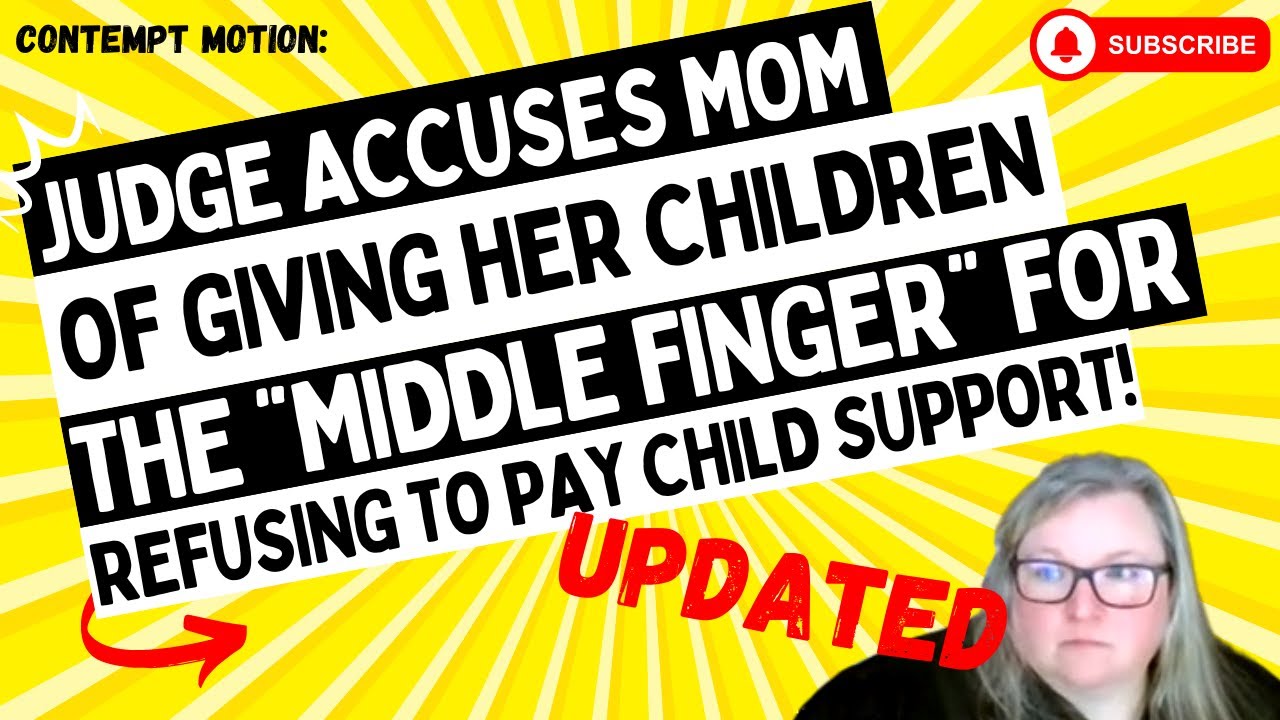 Judge Accuses Mom Of Giving Her Children The "MIDDLE FINGER" For Her ...
