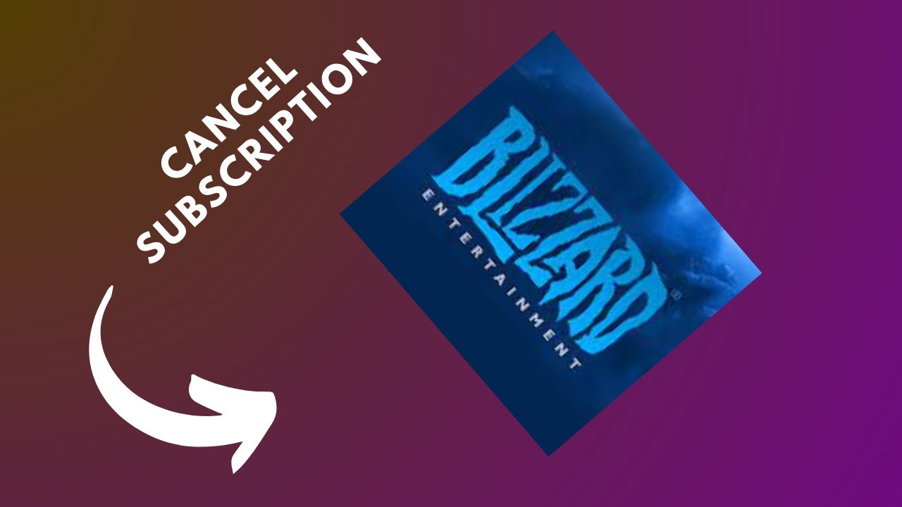 how to cancel blizzard subscription - YouTube