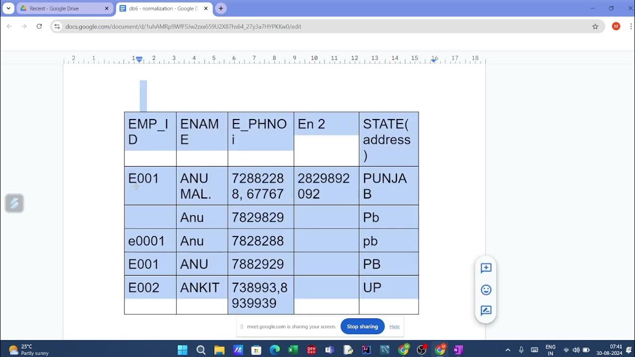 MYSQL normalization - YouTube