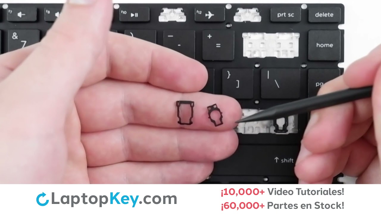 HP PAVILION 14-BS (Black) 14-BA 14-BW Reparar teclas del Teclado ...