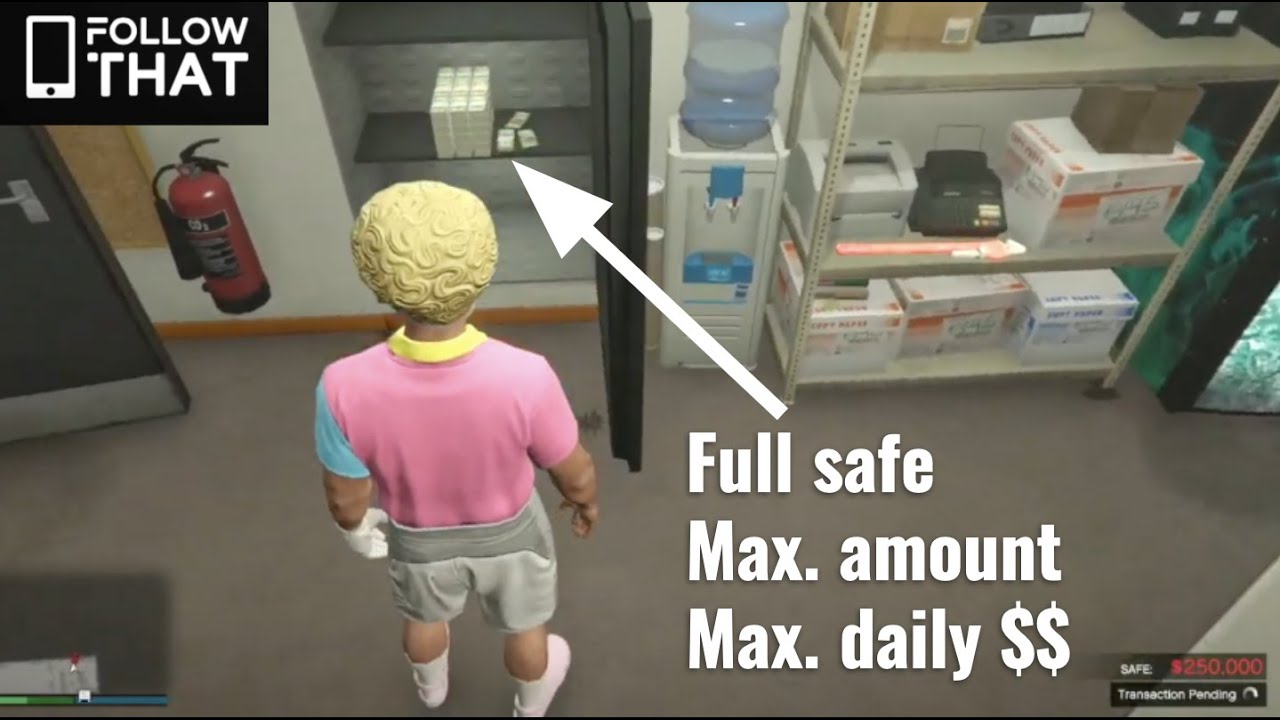 What happens when safe in Salvage Yard is full in GTA Online - YouTube