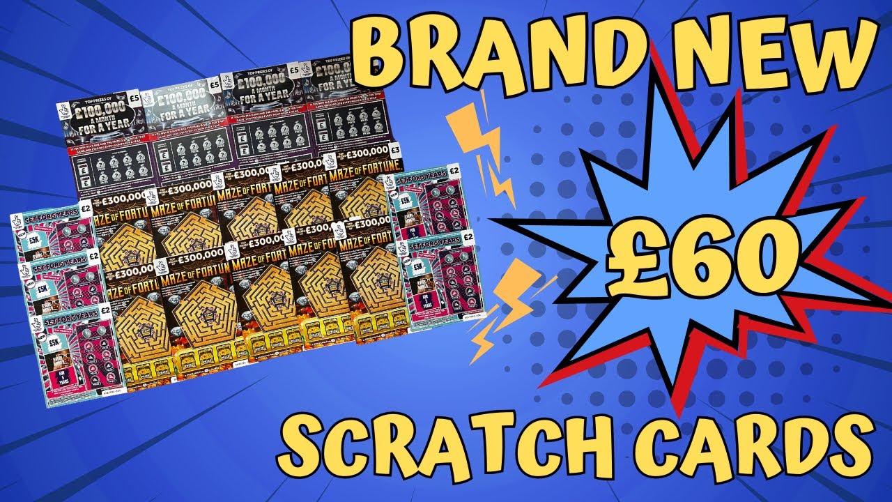 🍀 £60 of 3 brand new Allwyn scratch cards 🍀 Maze of fortune, set for ...
