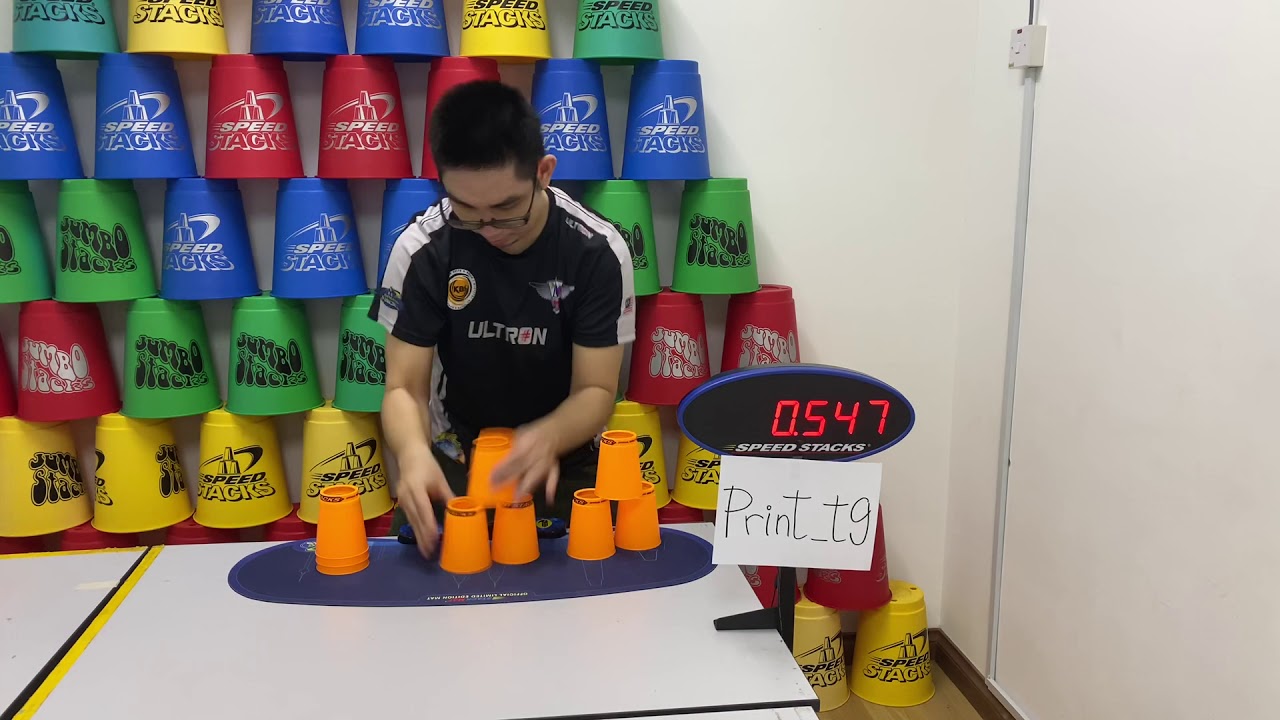 SPORT STACKING 3-3-3 print_tg - YouTube