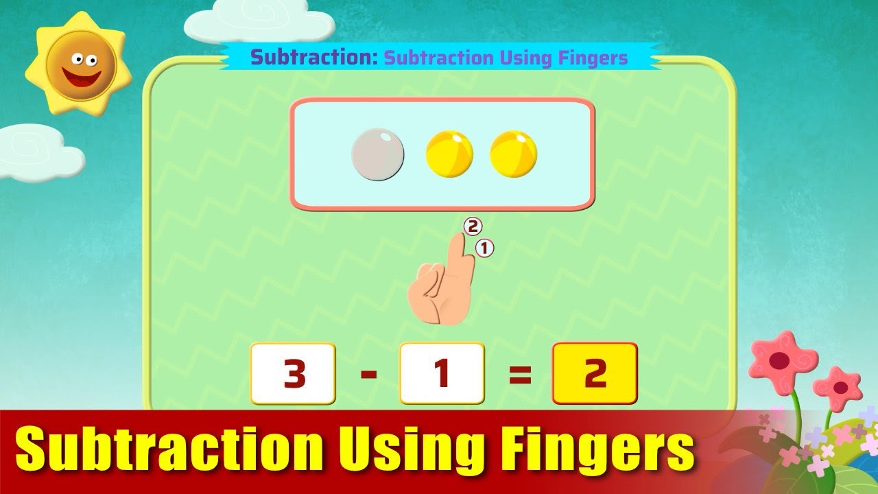 G1 - Module 3 - Exercise 4 - Subtraction Using Fingers | Appu Series ...
