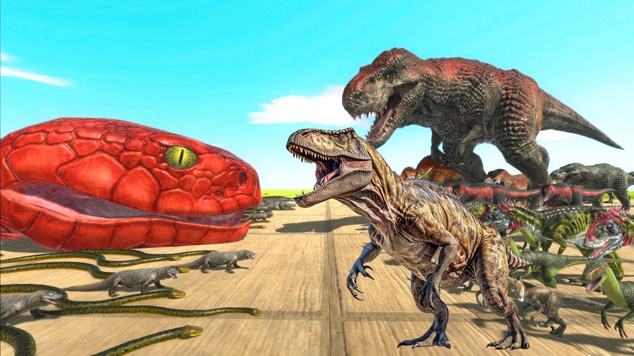 Reptiles Revolt - Defeat the Dinosaur King Animal Revolt Battle ...