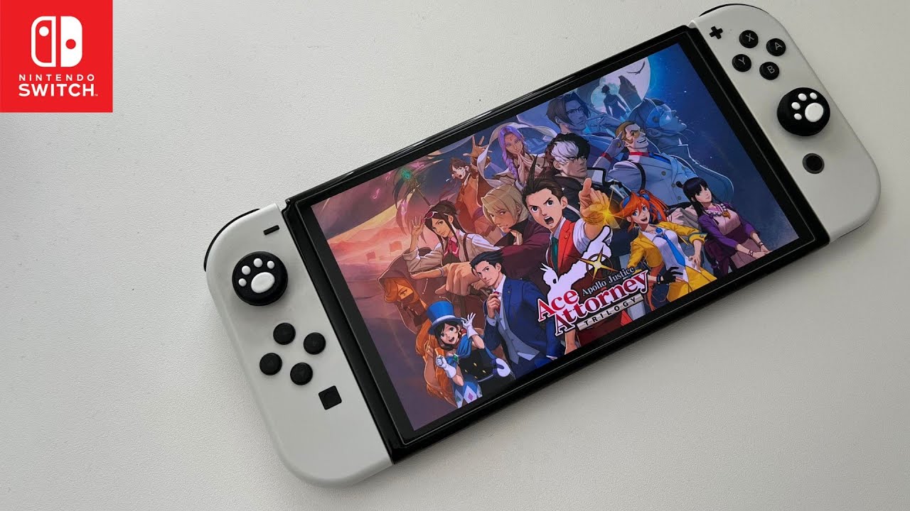 Apollo Justice: Ace Attorney Trilogy Nintendo Switch OLED Gameplay ...