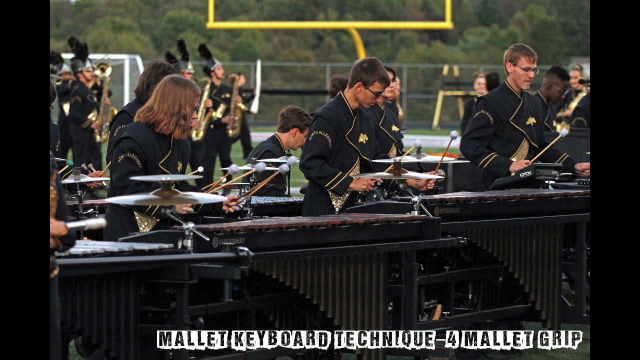 Mallet Keyboard Technique: 4 Mallet Grip - YouTube