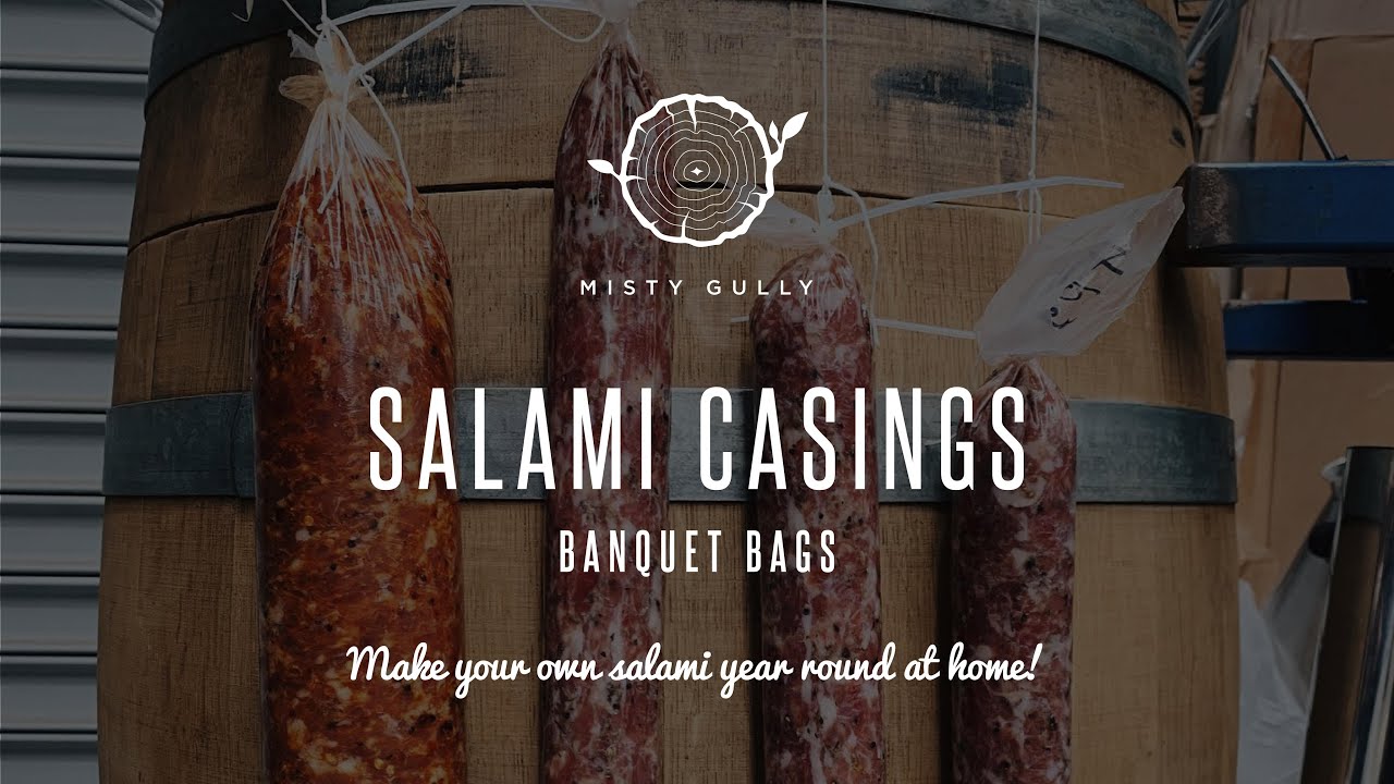 HOW TO USE SALAMI BANQUET BAGS | Smoked & Cured / Misty Gully - YouTube