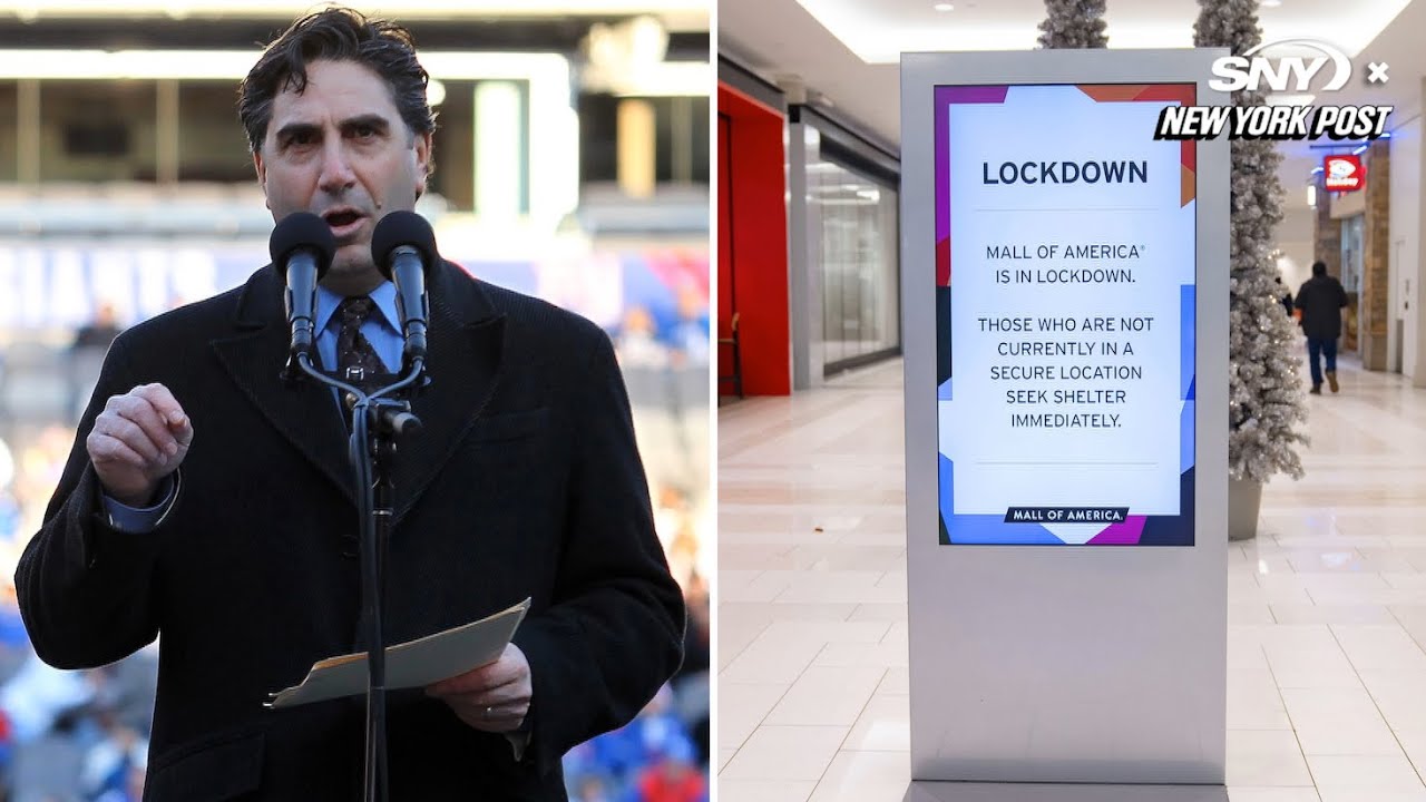 Voice of New York Giants Bob Papa Describes "Scary" Mall of America ...