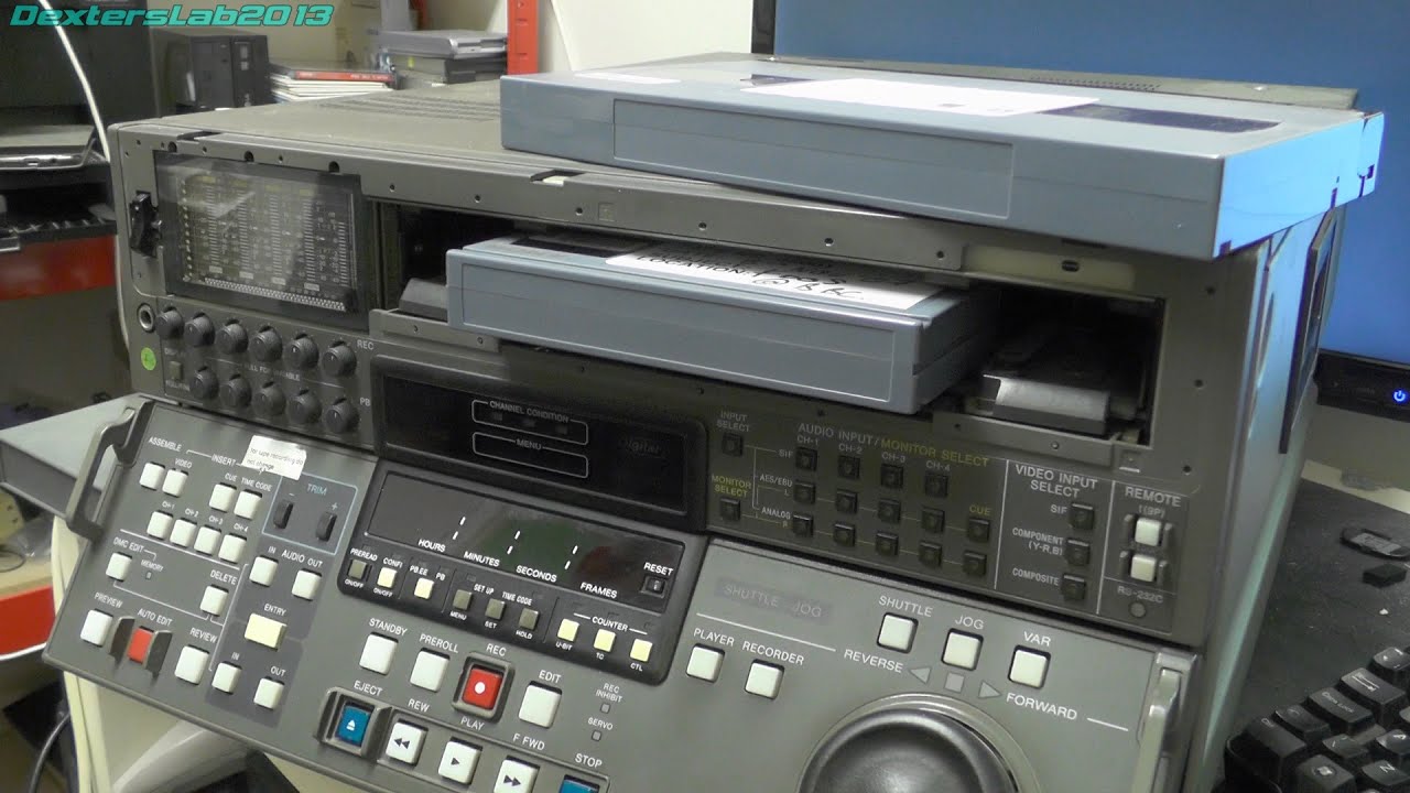 DL171 Sony DVW-500P Digital Betacam VCR Teardown Part 1 - YouTube