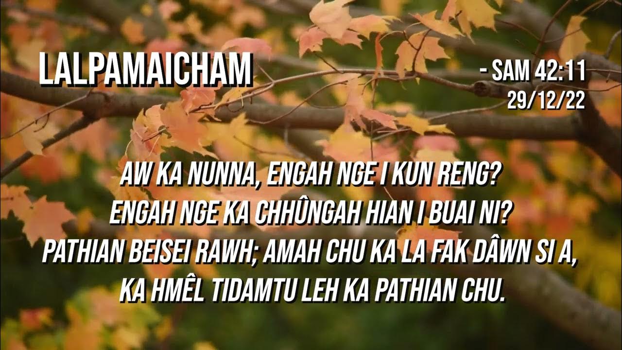 Sam 42:11 - Lalpa Maicham - YouTube