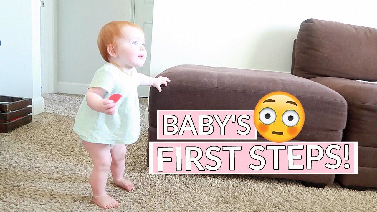 BABY'S FIRST STEPS! - YouTube