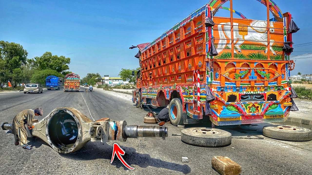 Restoration And Repairing Process Of Truck Axle Tube | How to Repair ...