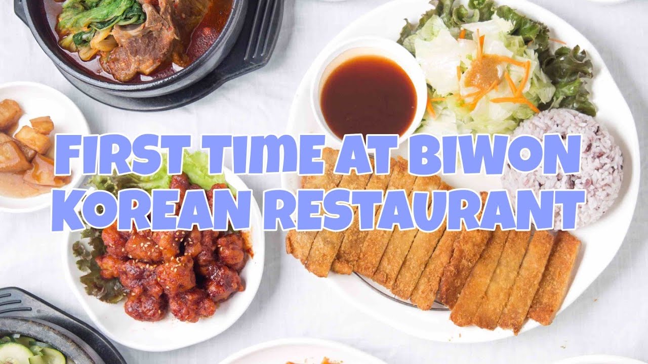 🔆Biwon korean restaurant kami kumain ng mga anak ko - YouTube