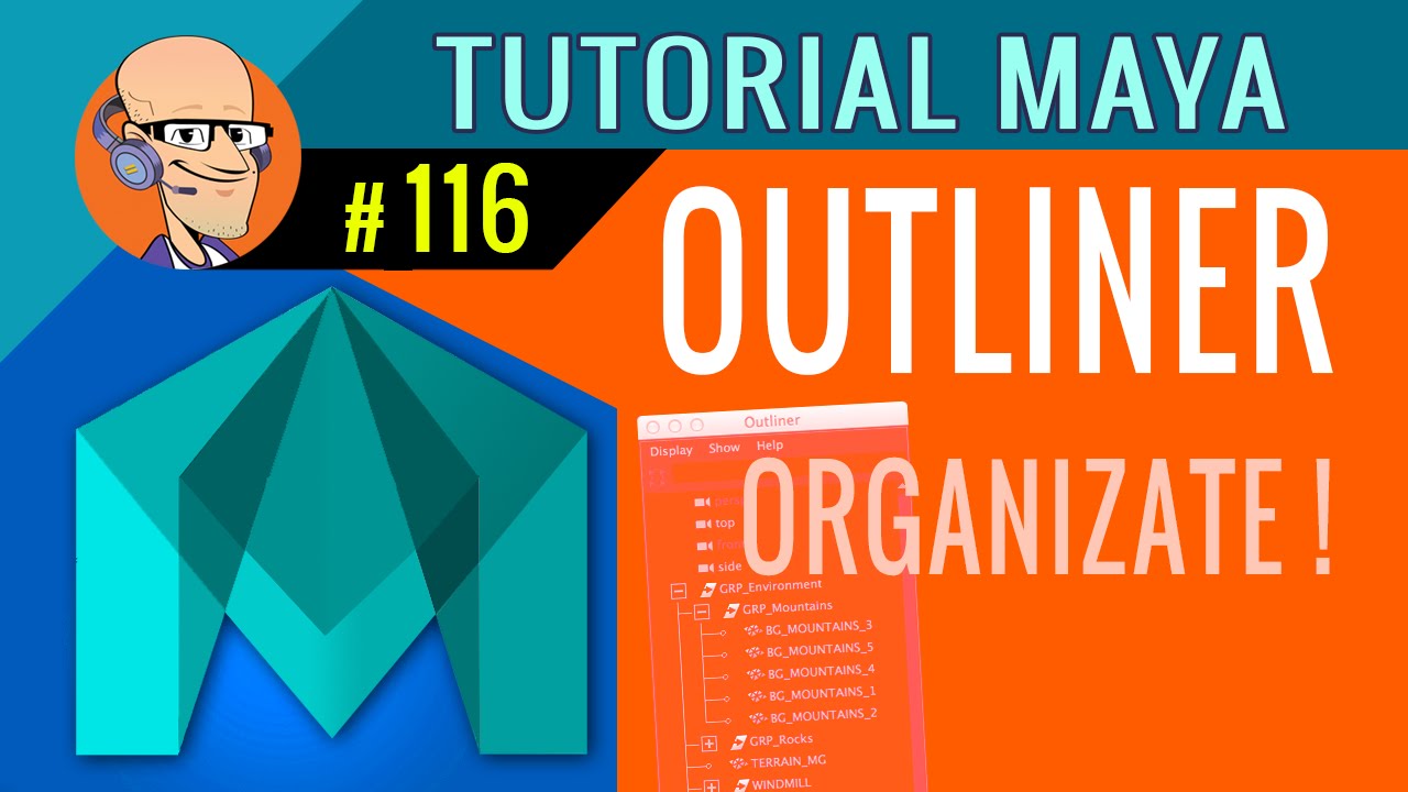 Tutorial Maya 2016 - Outliner #116 (en español) - YouTube