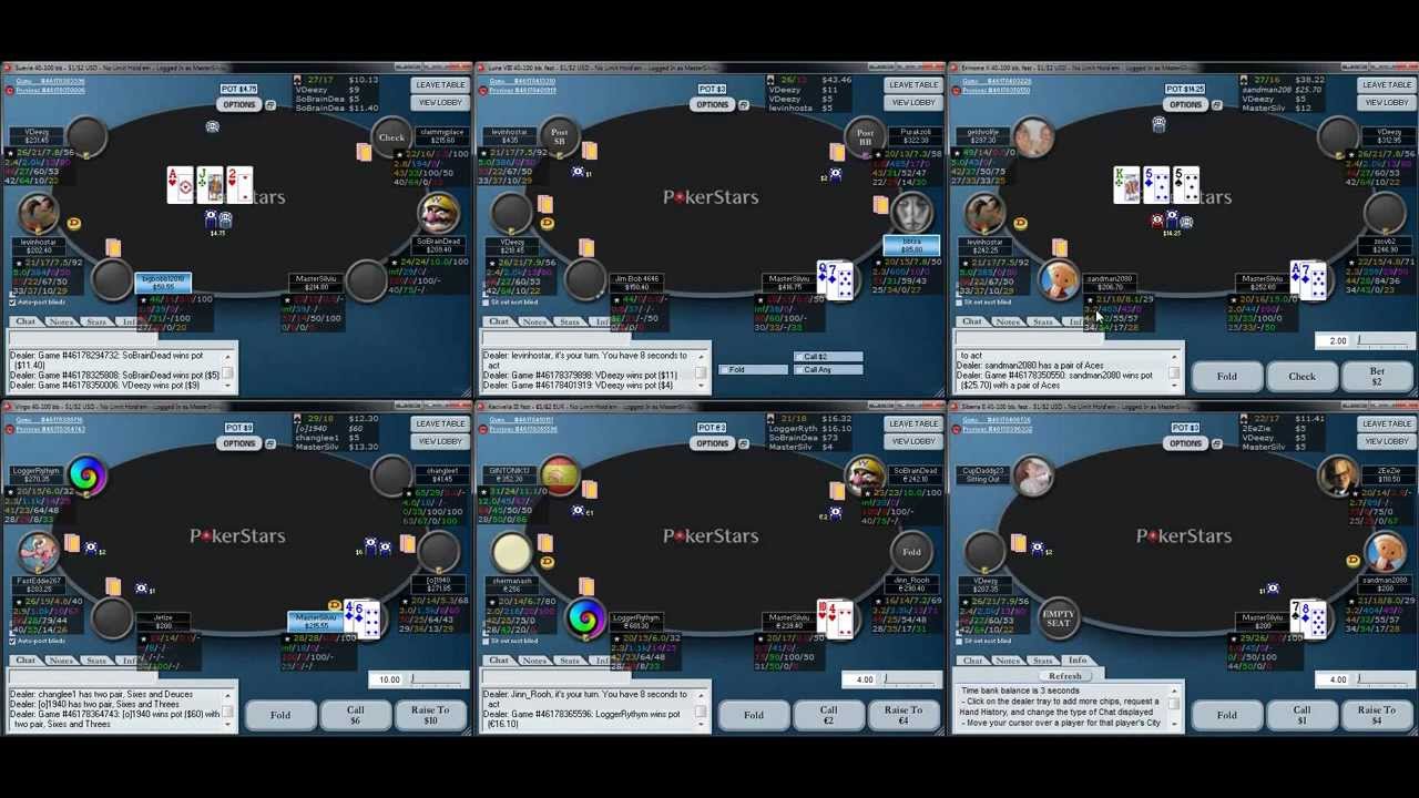 NL200 PokerStars - Silviu (MasterSilviu) and Liviu Ignat (0Human0 ...