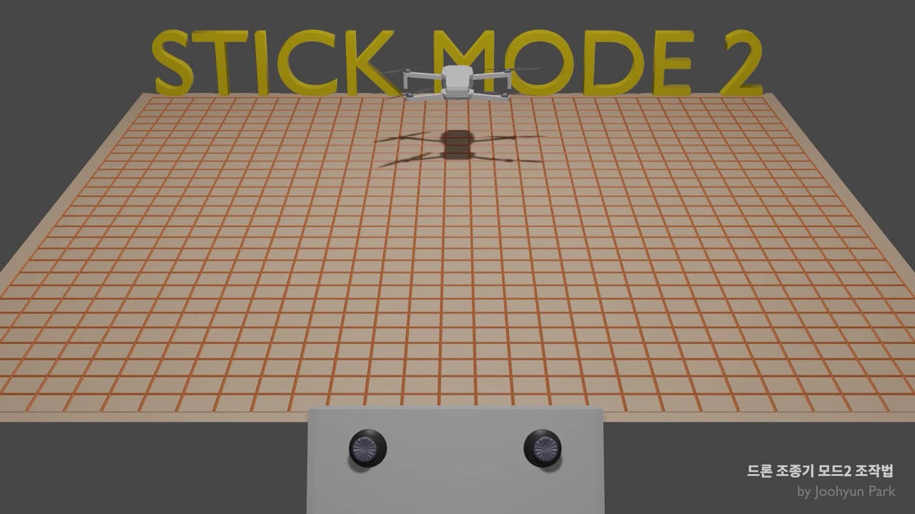 Drone Remote Controller / Stick mode2 드론 기초연습 모드2 연습 - YouTube