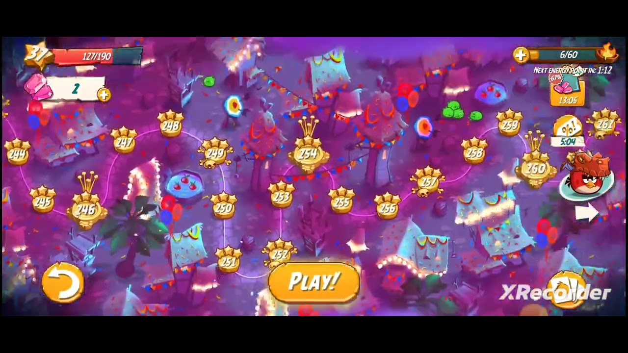 angry birds 2 saga score lv 1-440 - YouTube