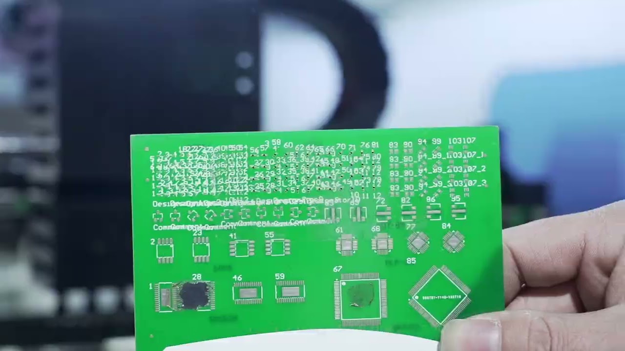 SMT Chip Mounter SMT660 With 6 Placement Heads PCB Assembly Machine ...