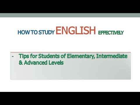 How to Study English Effectively (Part 2) - YouTube