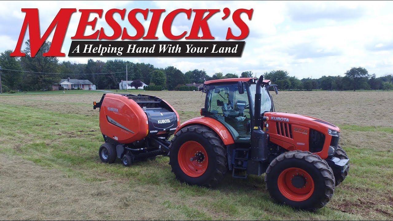 Kubota BV4160 Round Baler: Walk Around (Hay Day 2017) - YouTube