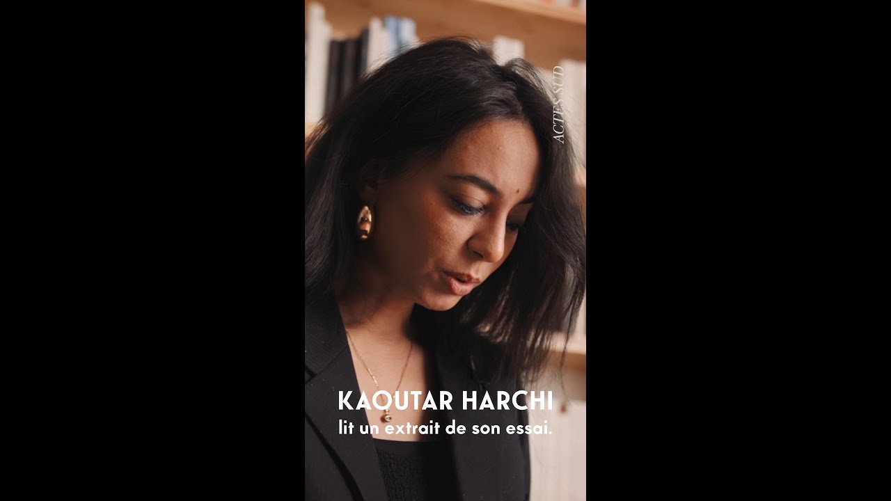 Kaoutar Harchi lit un extrait de son livre, **Ainsi l'animal et nous ...