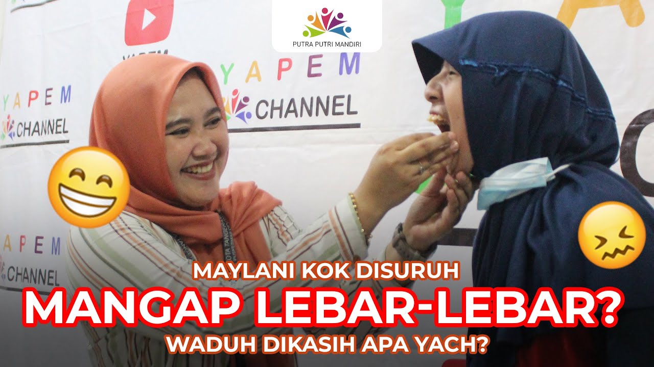Maylani Kok Disuruh MANGAP LEBAR-LEBAR? Waduh Dikasih Apa Yach ...