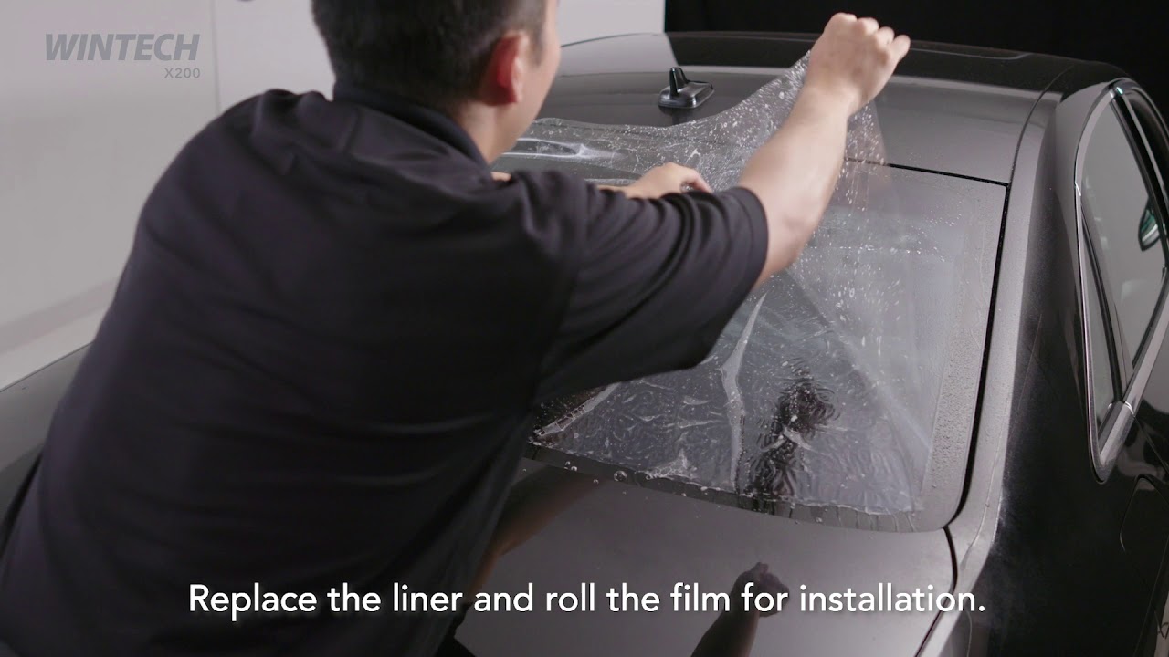 How to Install Window Film on Automotive Back Window (Audi) - YouTube