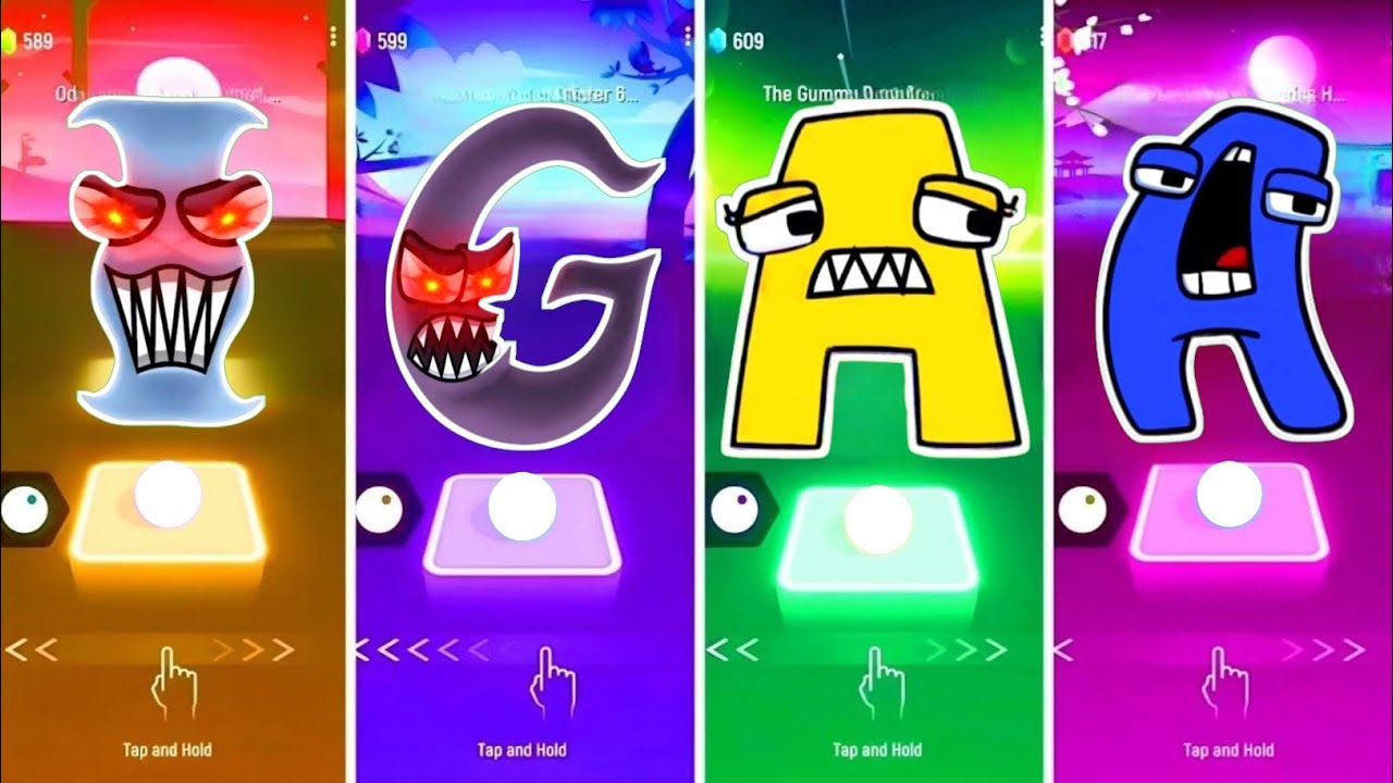 Evil Alphabet Lore - I 🆚 G 🆚 Alphabet Lore Yellow - A 🆚 New Blue - A. 🎶 ...
