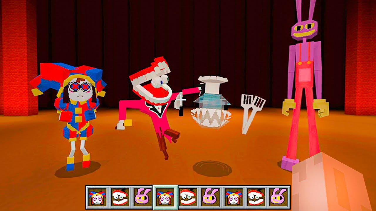 Pomni Transformation to Abstraction in Minecraft [The Amazing Digital ...