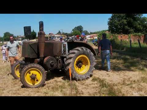 tracteur société française Vierzon 302 ( le démarrage du tracteur ...