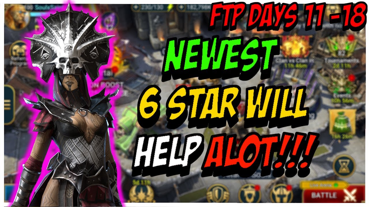 Team DEVELOPMENT!!! FTP Days 11-18 | Raid: Shadow Legends - YouTube