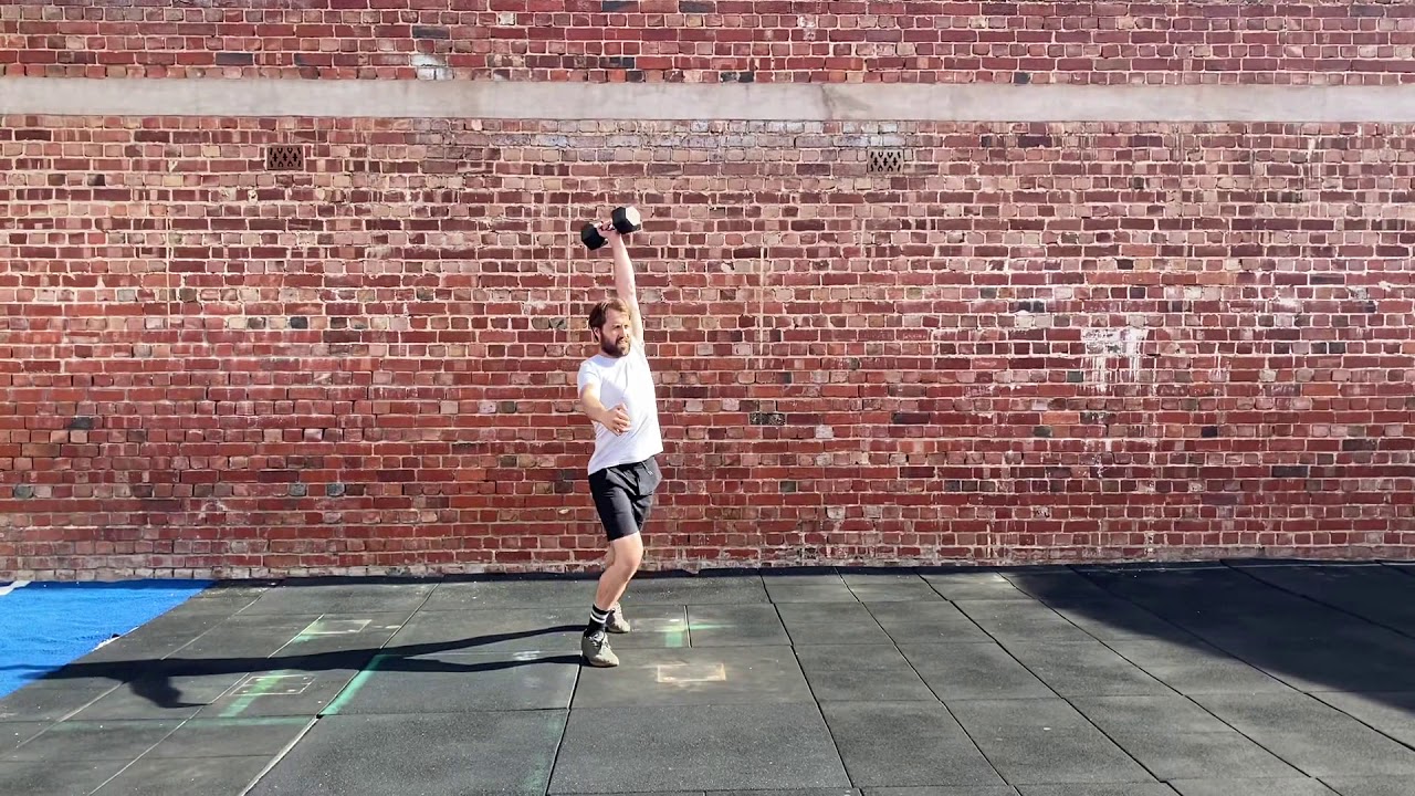 Single Arm Dumbbell Alternating Split Snatch - YouTube